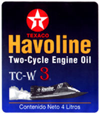 HAVOLINE 2 CYCLE TCW3 TEXACO es un aceite para lanchas con motores ...